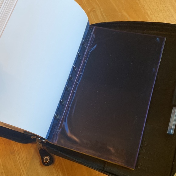 Franklin Covey | Office | Vintage Franklin Covey Leather 7 Ring Binder ...